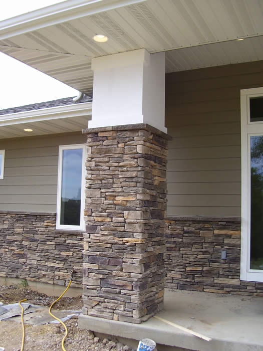 columns-exterior | Custom Homes by Tompkins Construction