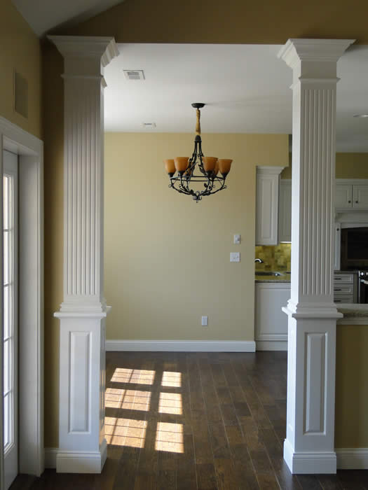 columns-interior | Custom Homes by Tompkins Construction
