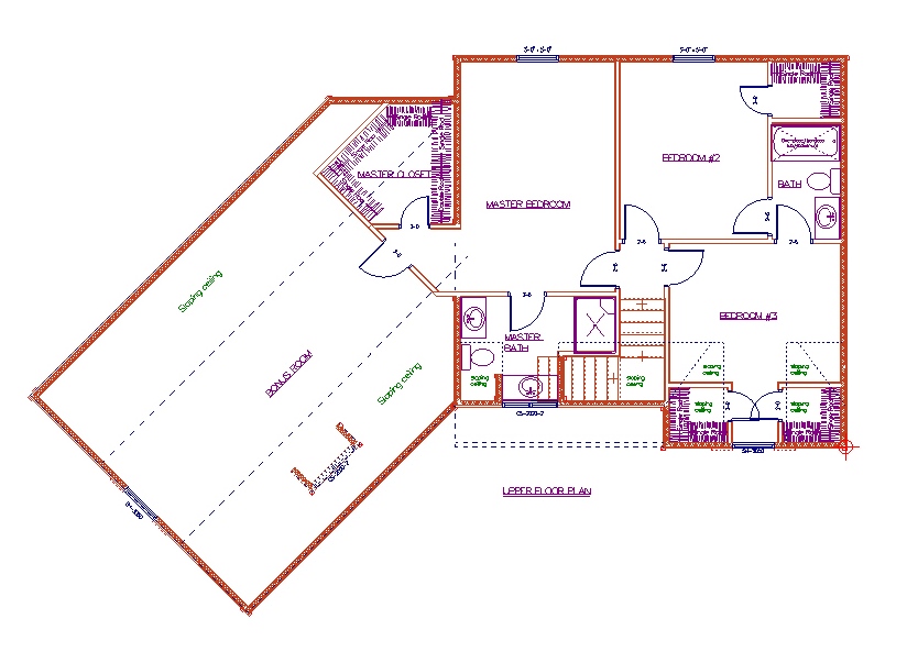 Floorplan 3804-trefoil | Custom Homes by Tompkins Construction