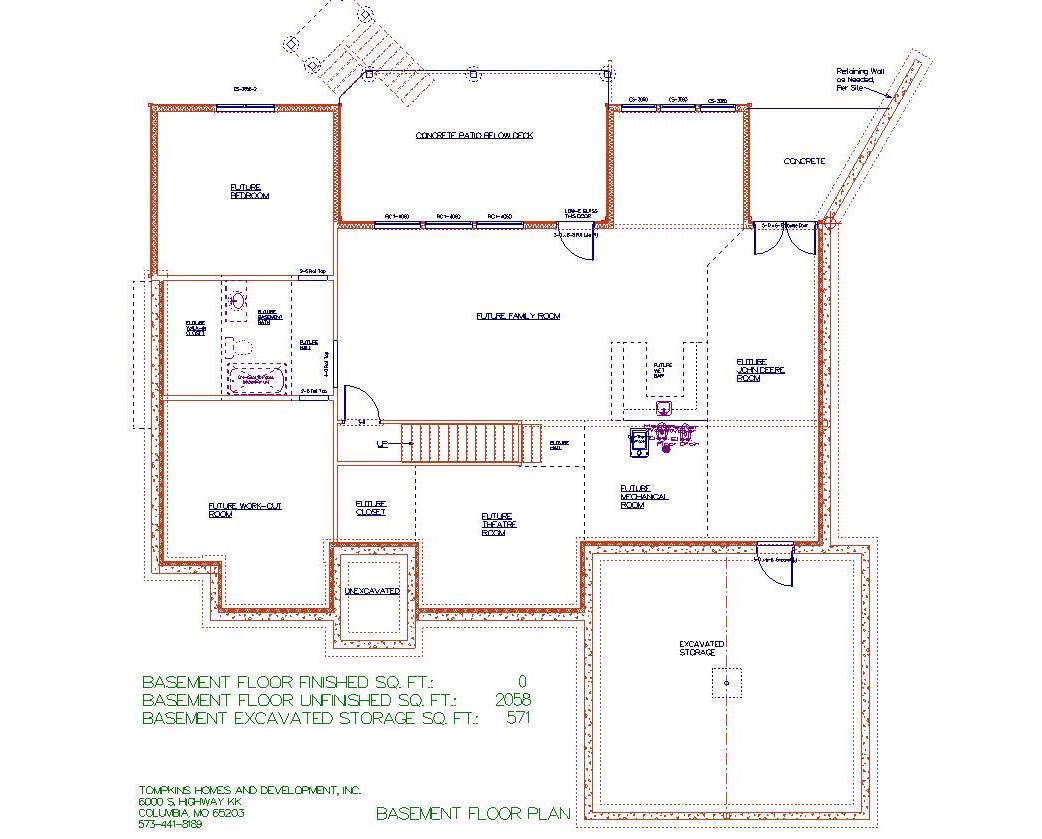 Floorplan 1006-louisville | Custom Homes by Tompkins Construction