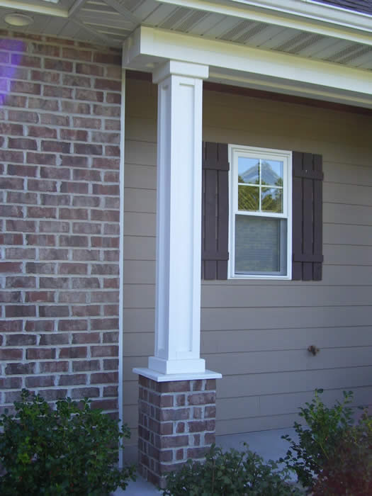 columns-exterior | Custom Homes by Tompkins Construction