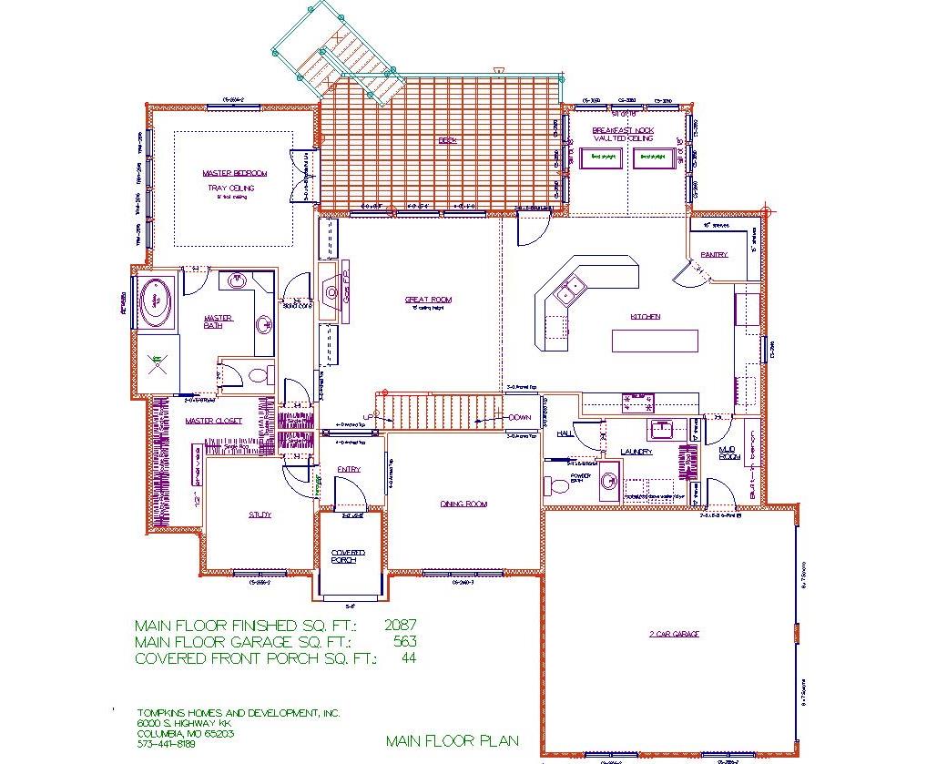 Floorplan 1006-louisville | Custom Homes by Tompkins Construction