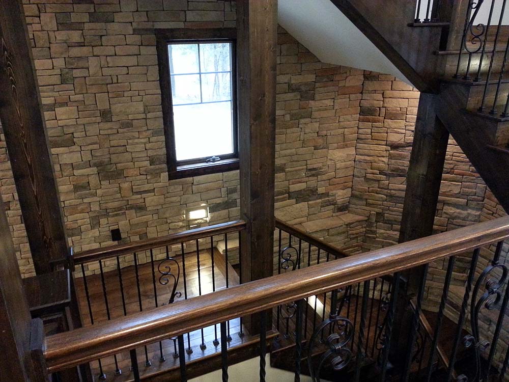 columns-interior | Custom Homes by Tompkins Construction