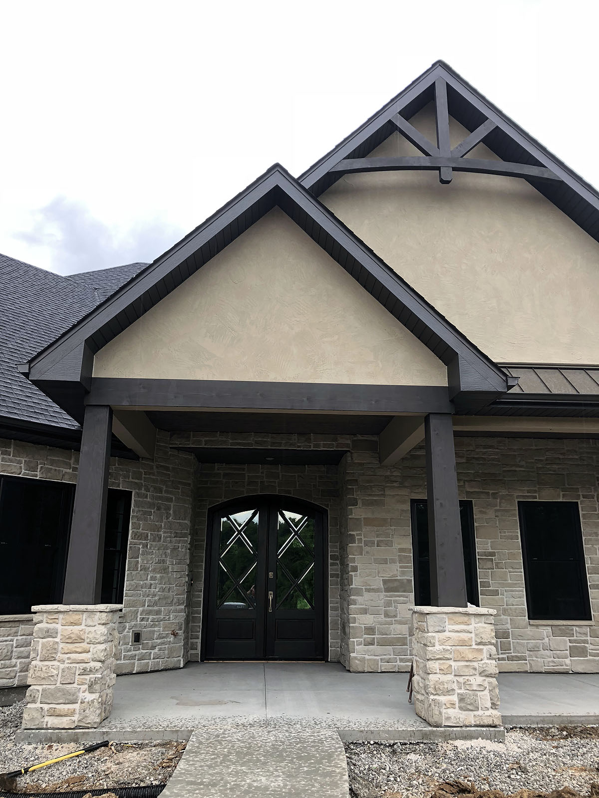 columns-exterior | Custom Homes by Tompkins Construction