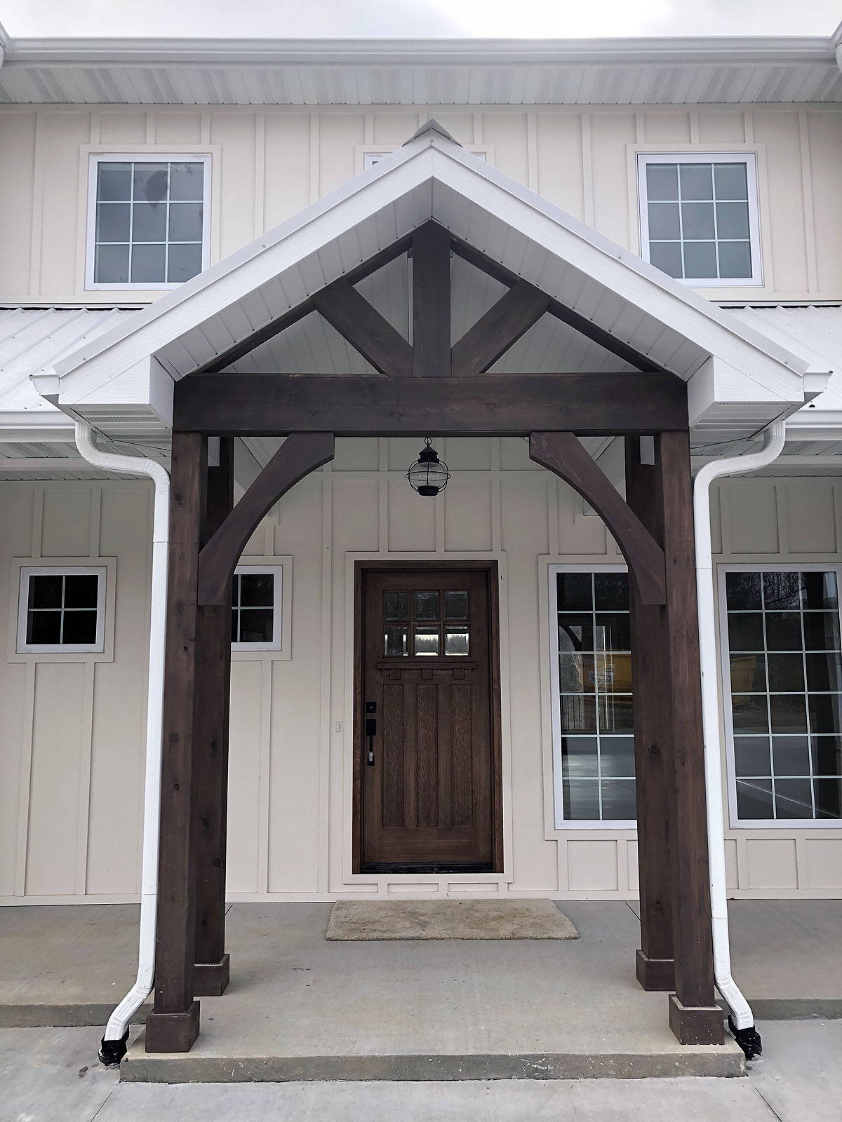 columns-exterior | Custom Homes by Tompkins Construction