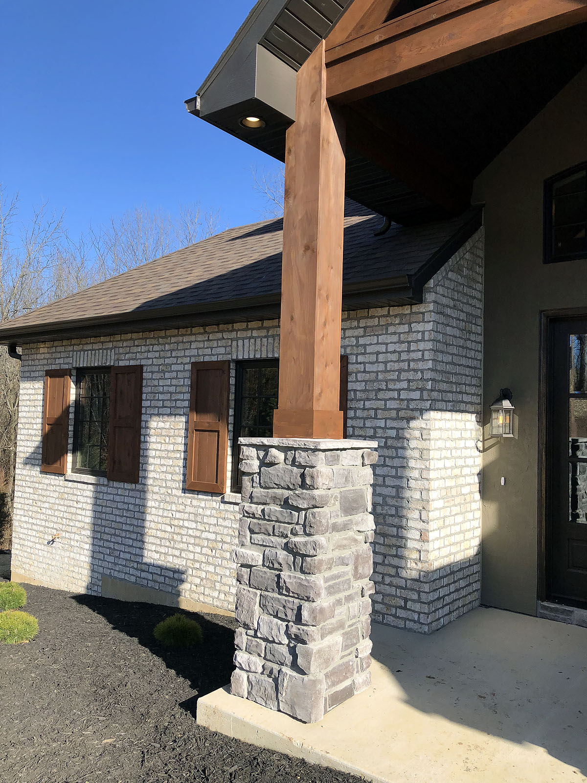 columns-exterior | Custom Homes by Tompkins Construction