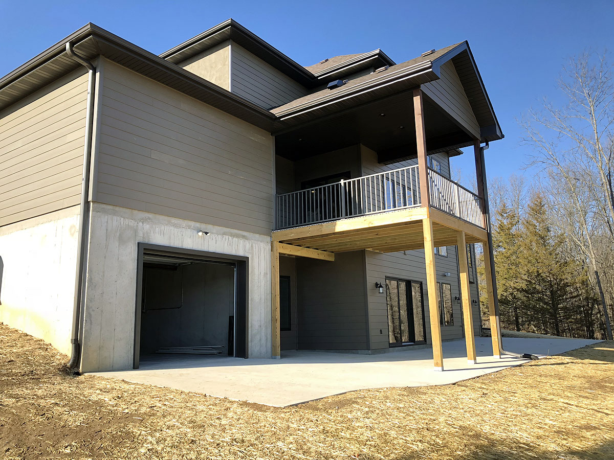 retaining-walls-and-walk-out-basement-details | Custom Homes by ...